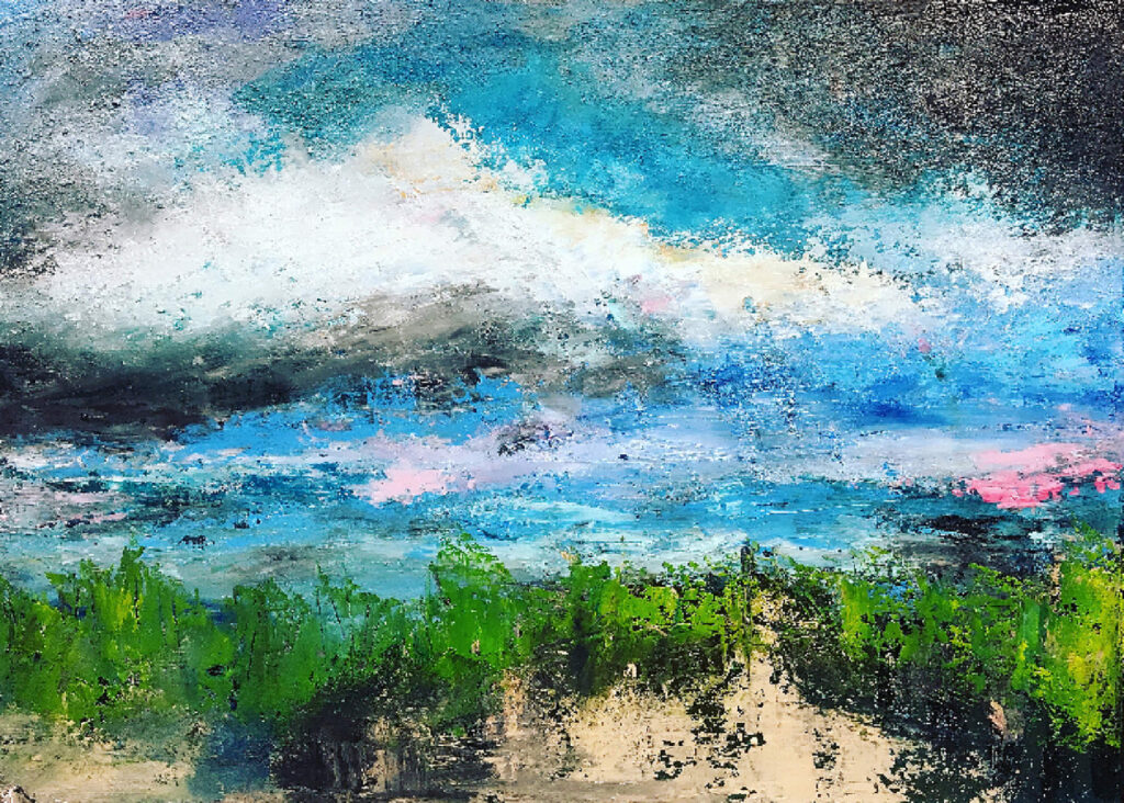 Gemälde In den Dünen am Strand - Malerei Karin Greife